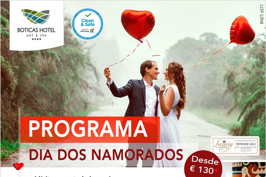 Programa Especial: DIA DOS NAMORADOS em Boticas | desde 260 € | My Best Hotel